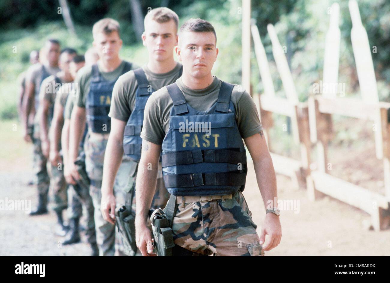 Marines of 4th Platoon, Fleet Anti-terrorist Security Team (FAST ...
