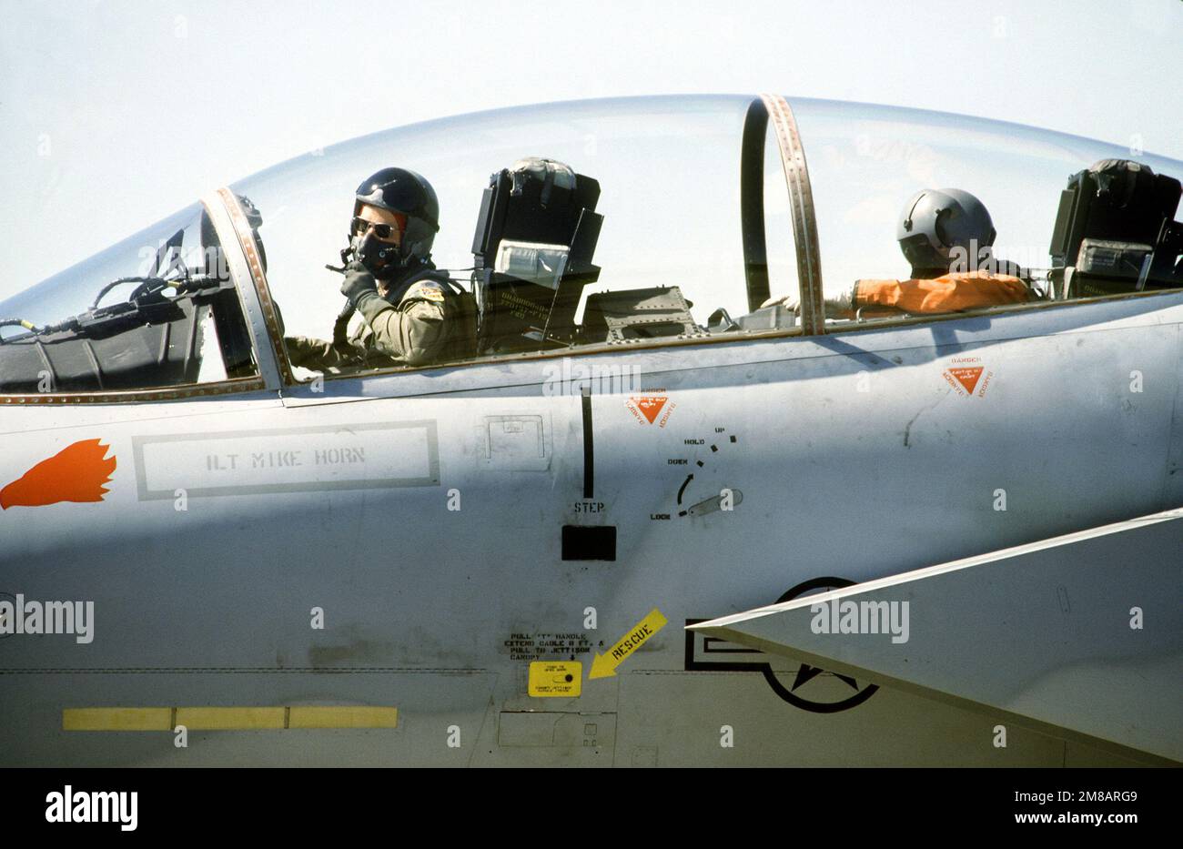 Captain Mike Weesner, US Air Force 9th Tactical Fighter Squadron, and ...