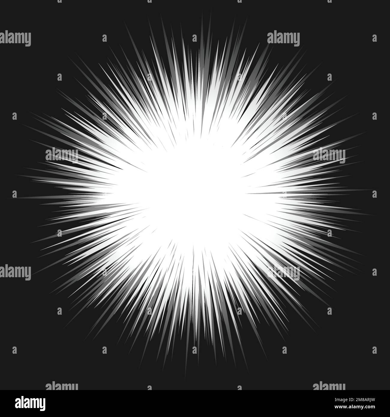 Abstract white explosion circle background Stock Vector Image & Art - Alamy