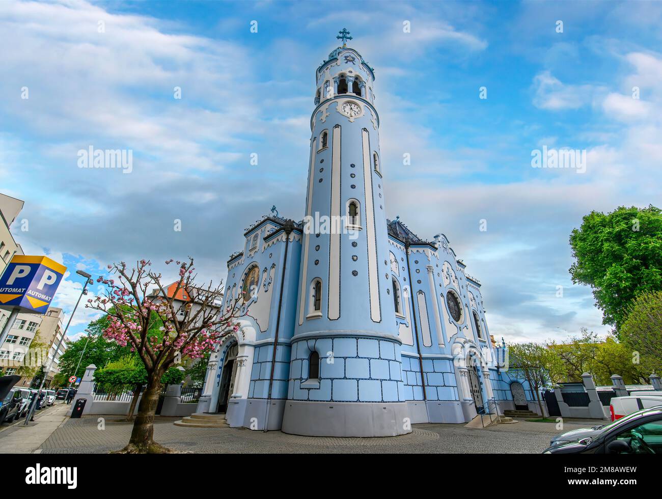 Bratislava, Slovakia. Church of St. Elizabeth or Kostol sv. Alzbety ...