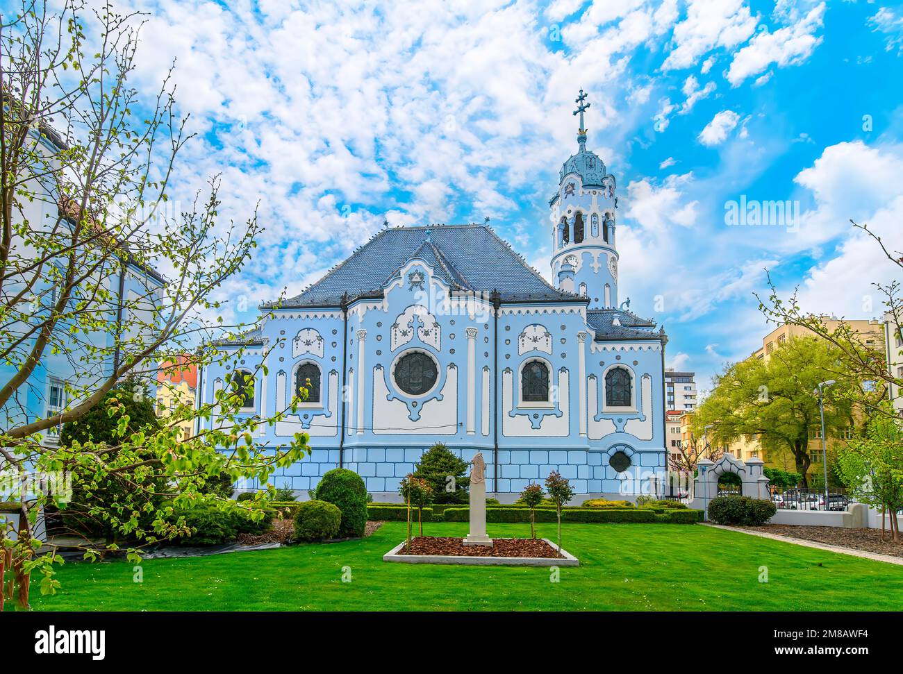 Bratislava, Slovakia. Church of St. Elizabeth or Kostol sv. Alzbety ...