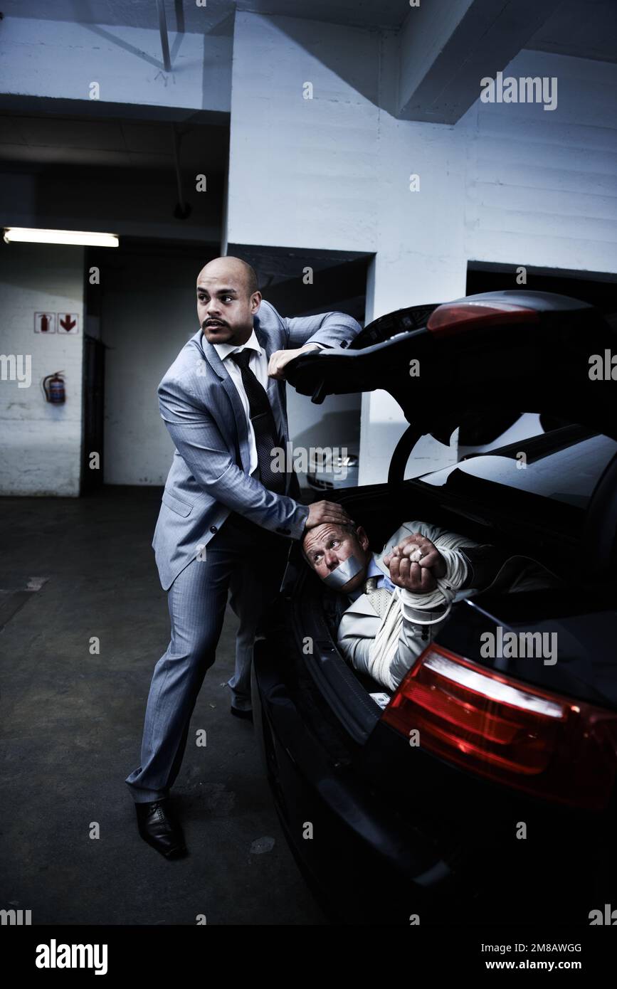 Man tied and gagged hi-res stock photography and images - Alamy