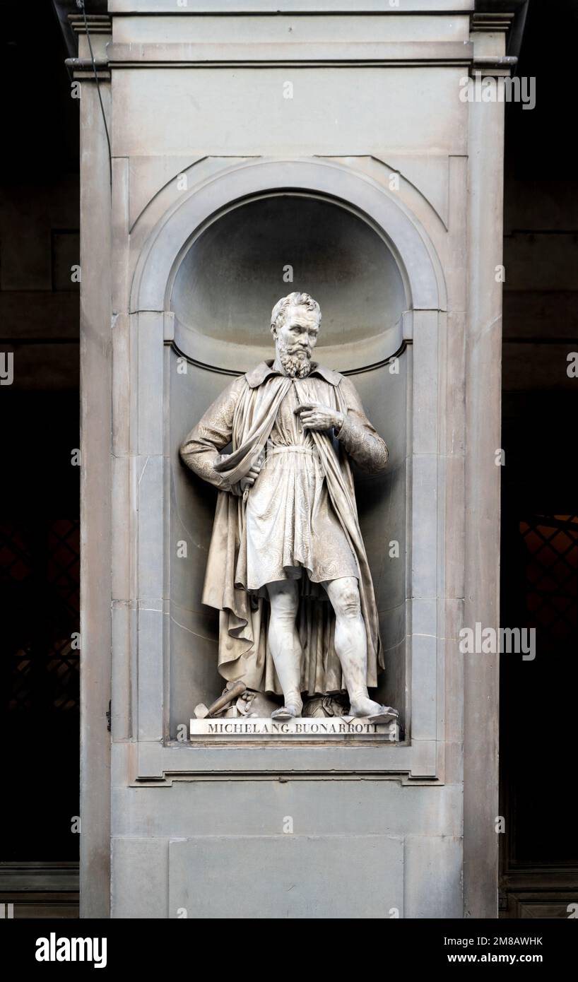 Statue of Galileo Galilei, Florentine scientist, astronomer and ...