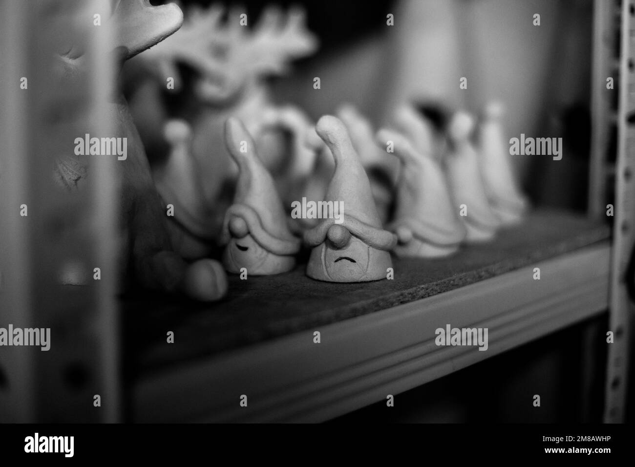 clay figures making artwork Stock Photo - Alamy