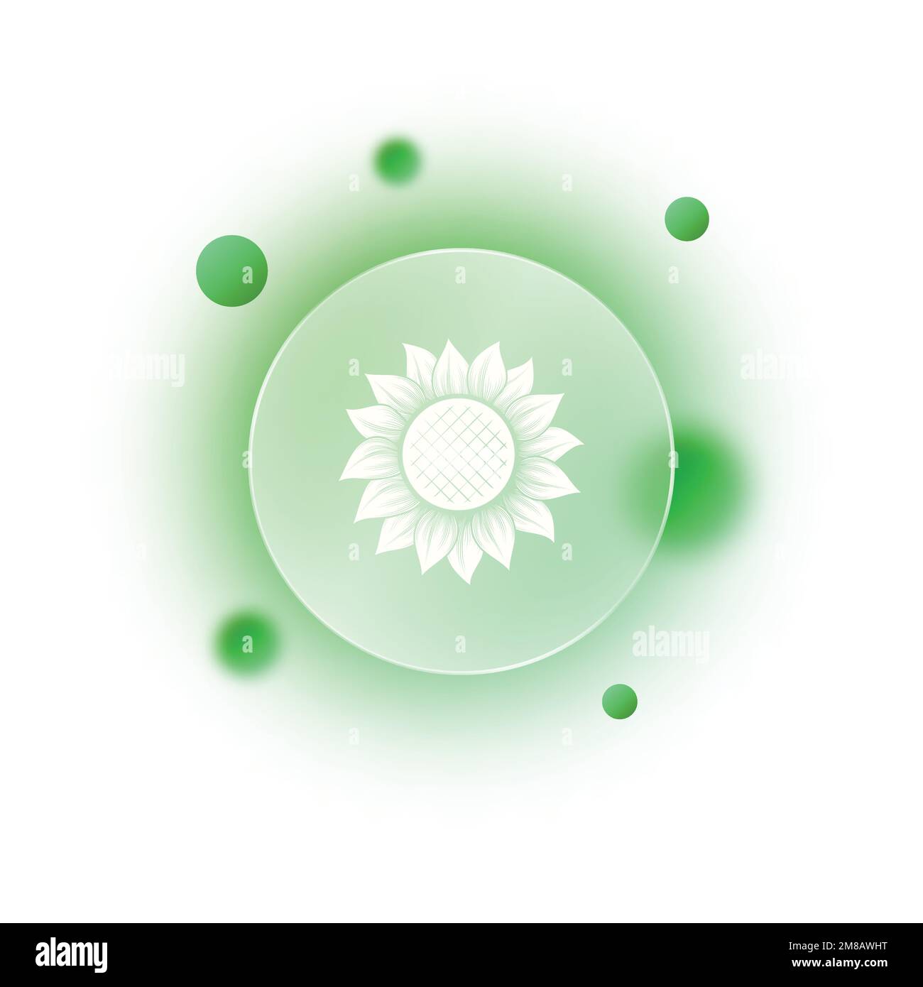 Flower glass illustration Stock Vector Images - Alamy