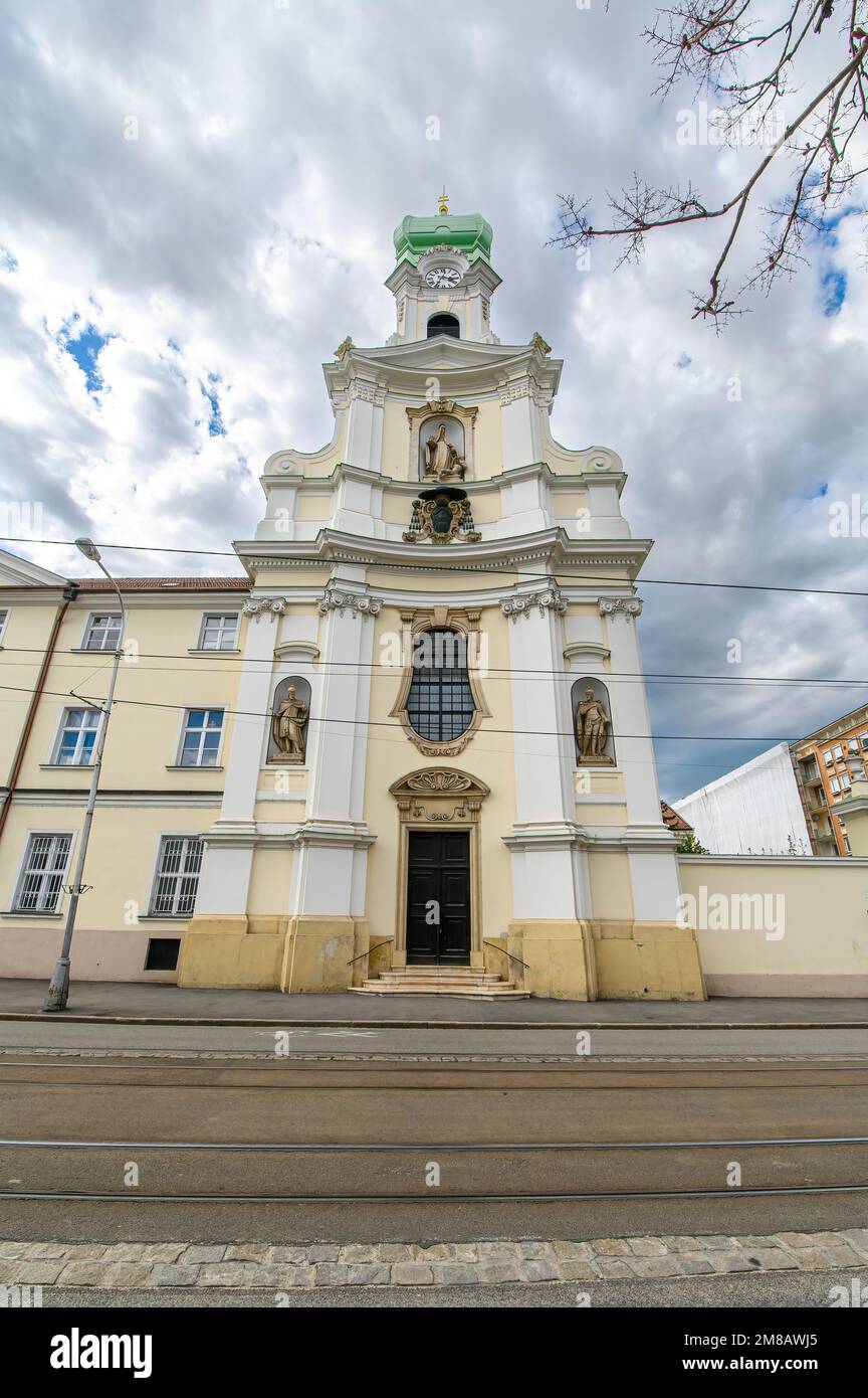 Bratislava, Slovakia. Church of St. Elizabeth of Hungary or Kostol sv ...