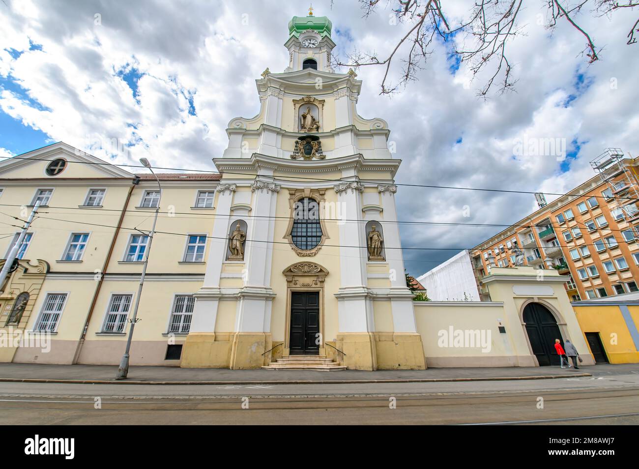 Bratislava, Slovakia. Church of St. Elizabeth of Hungary or Kostol sv ...
