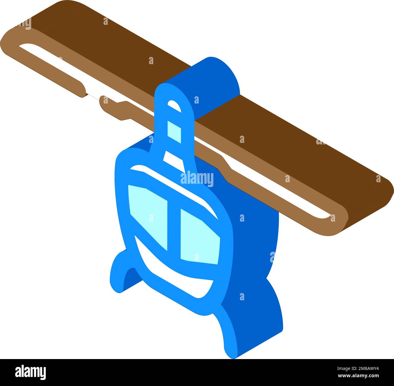 helicopter transport vehicle isometric icon vector illustration Stock ...