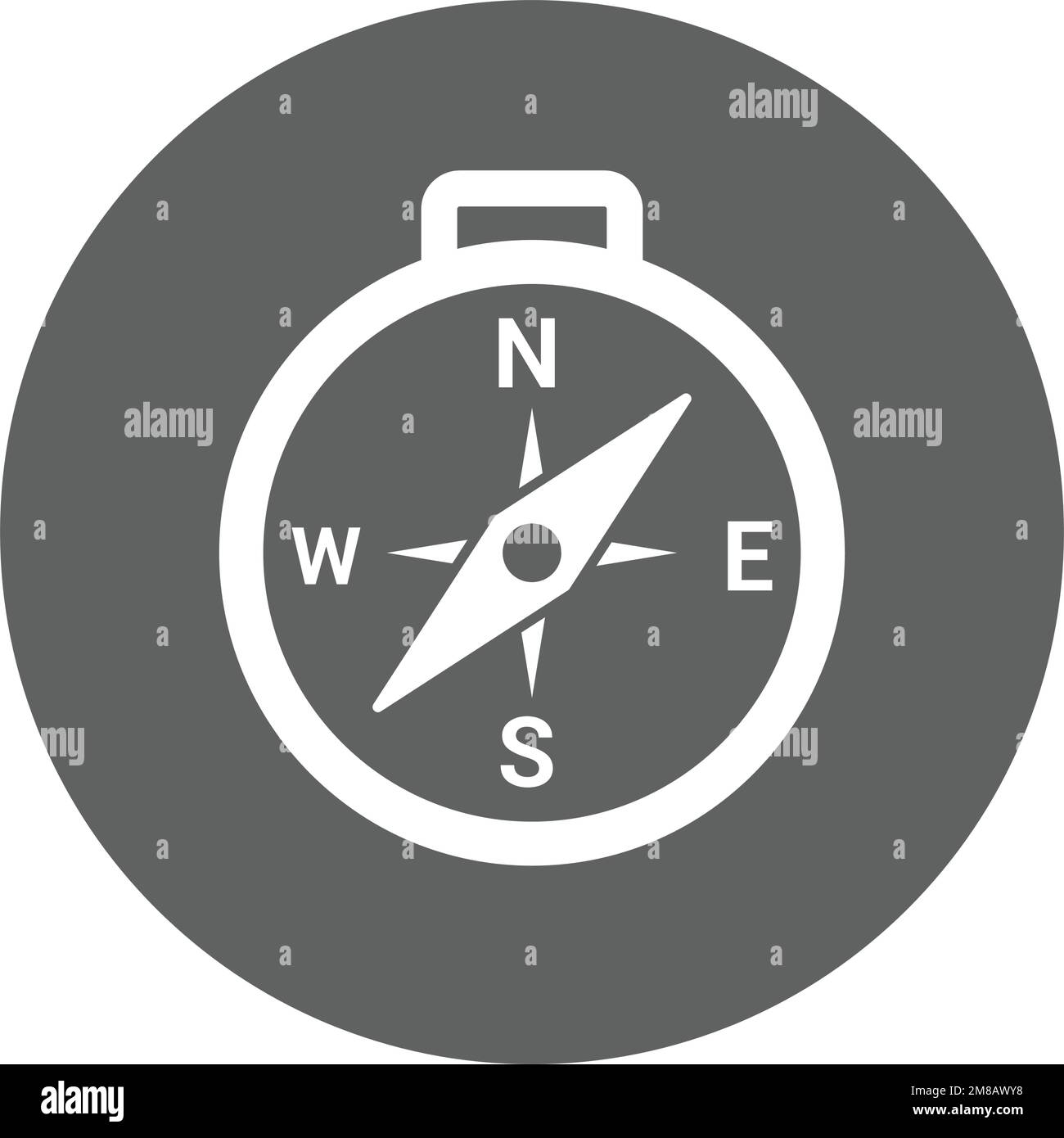 Map orientation Stock Vector Images - Alamy