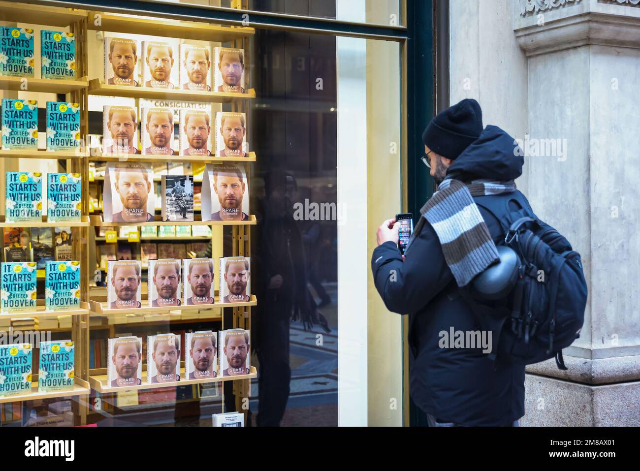 Milan, Italy. 13th Jan, 2023. A general view of the Prince Harry ...