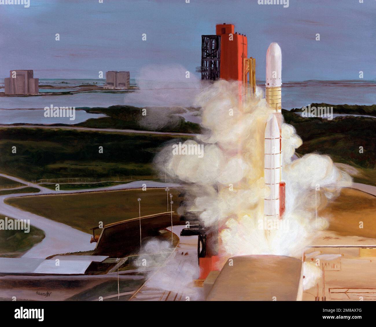 Artwork: "Launch of a Titan"- Artist: Victoria R. Mansur. Country ...