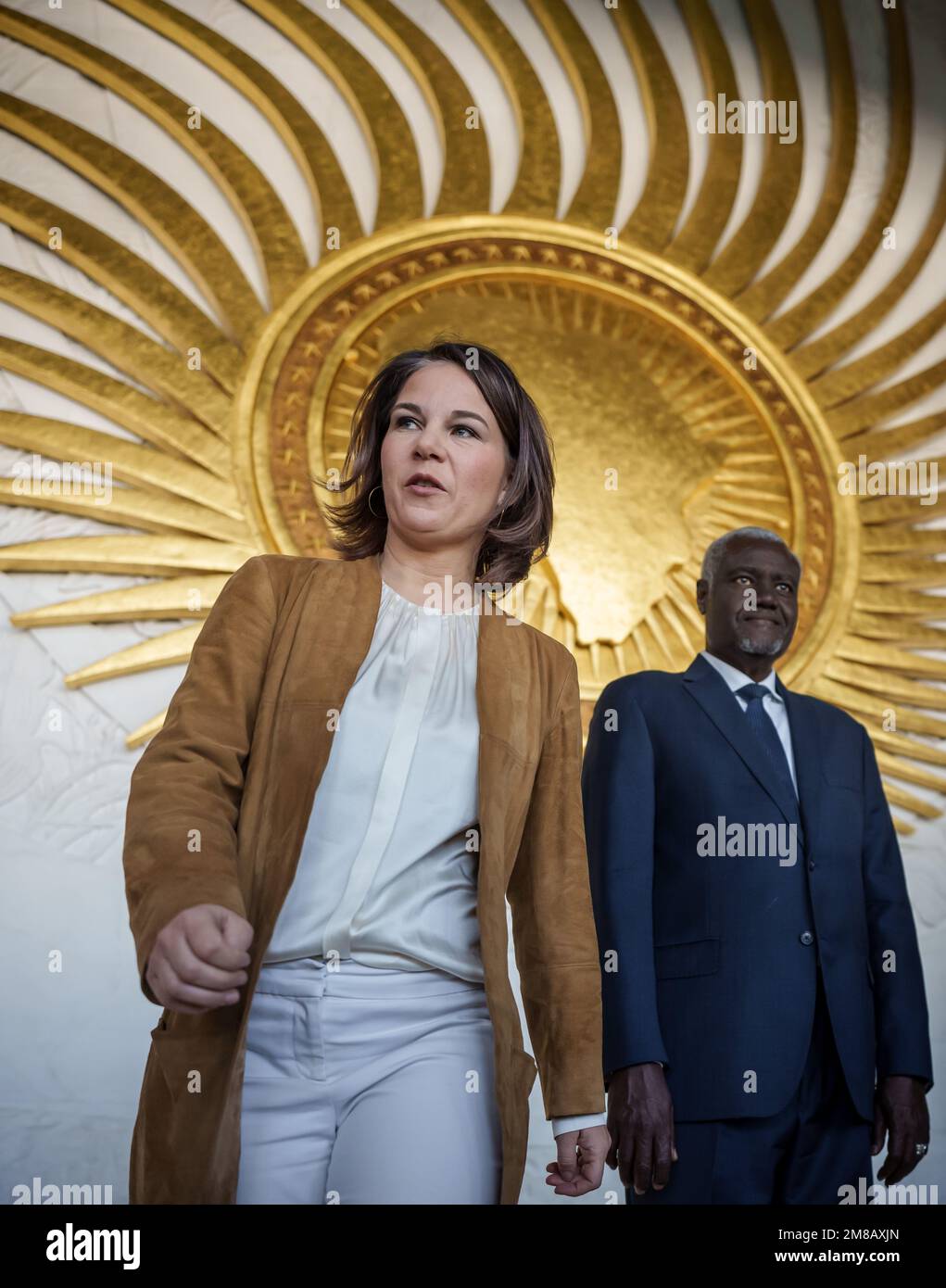 Addis Abeba, Ethiopia. 13th Jan, 2023. Annalena Baerbock (Bündnis90/Die ...