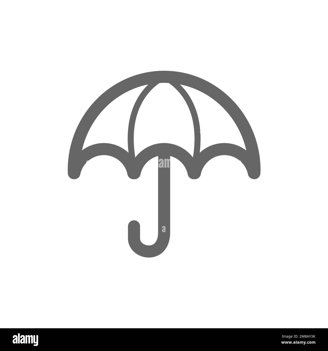 Rain protection icon in flat style, vector illustration Stock Vector ...