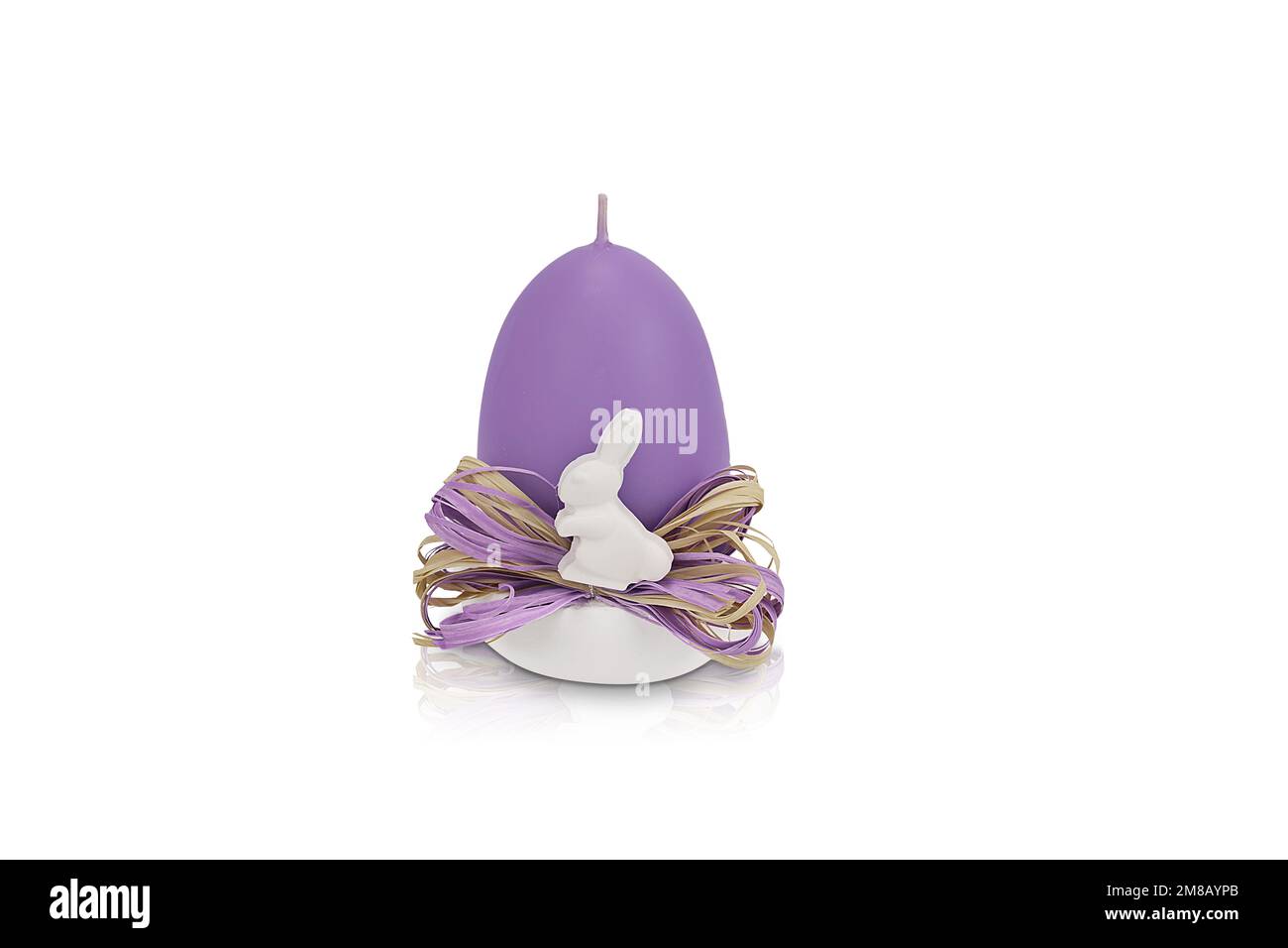 Colored and scented candle in the shape of eggs. Gift for Easter ...