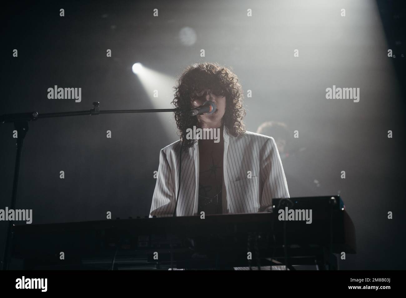 Madrid, Spain. 23rd Apr, 2022. Miss Caffeina concert on April 24, 2022 ...