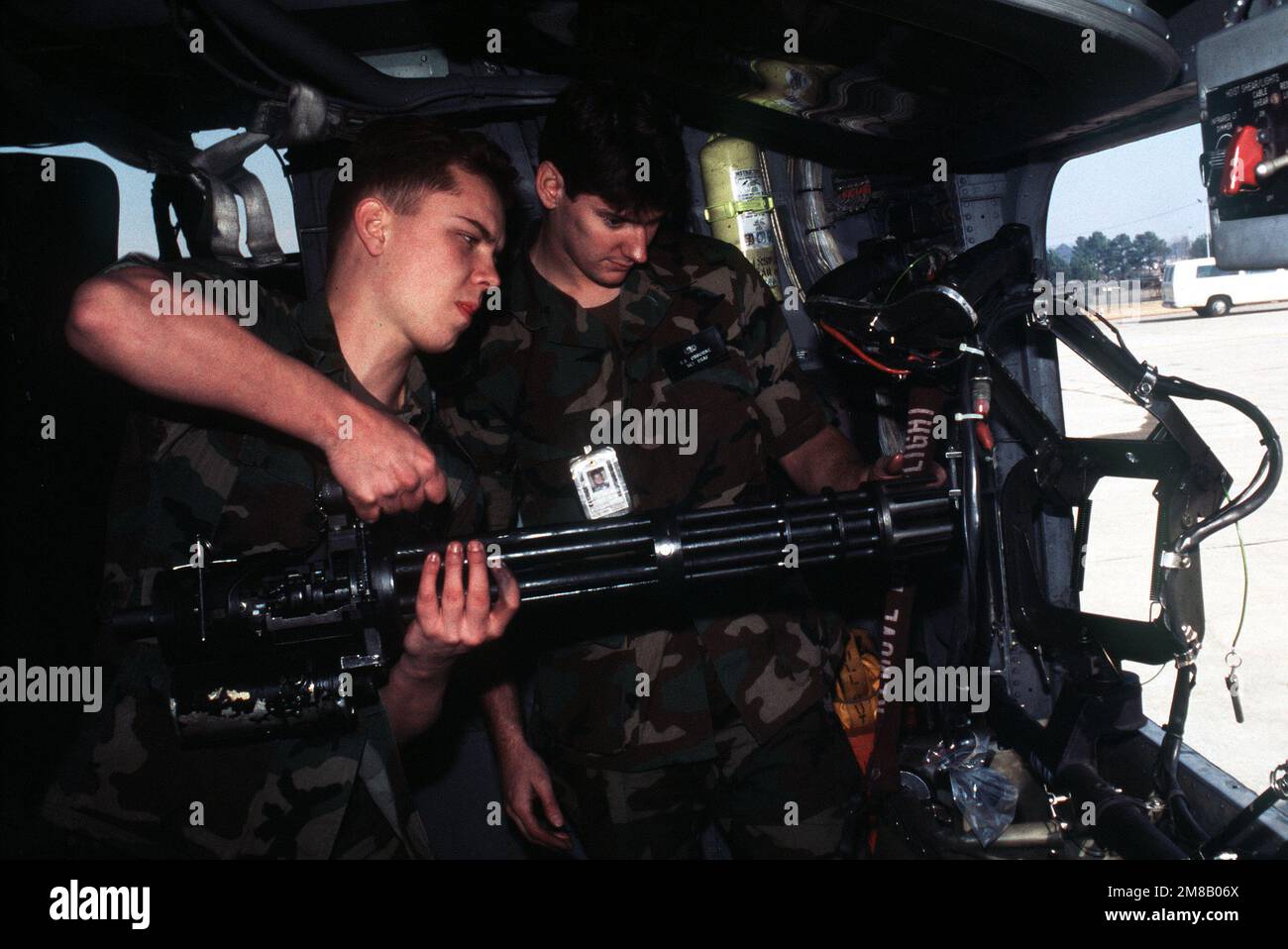AIRMAN 1ST Class Brett A. Villa, front, and SGT. Robert R. Osborne of ...