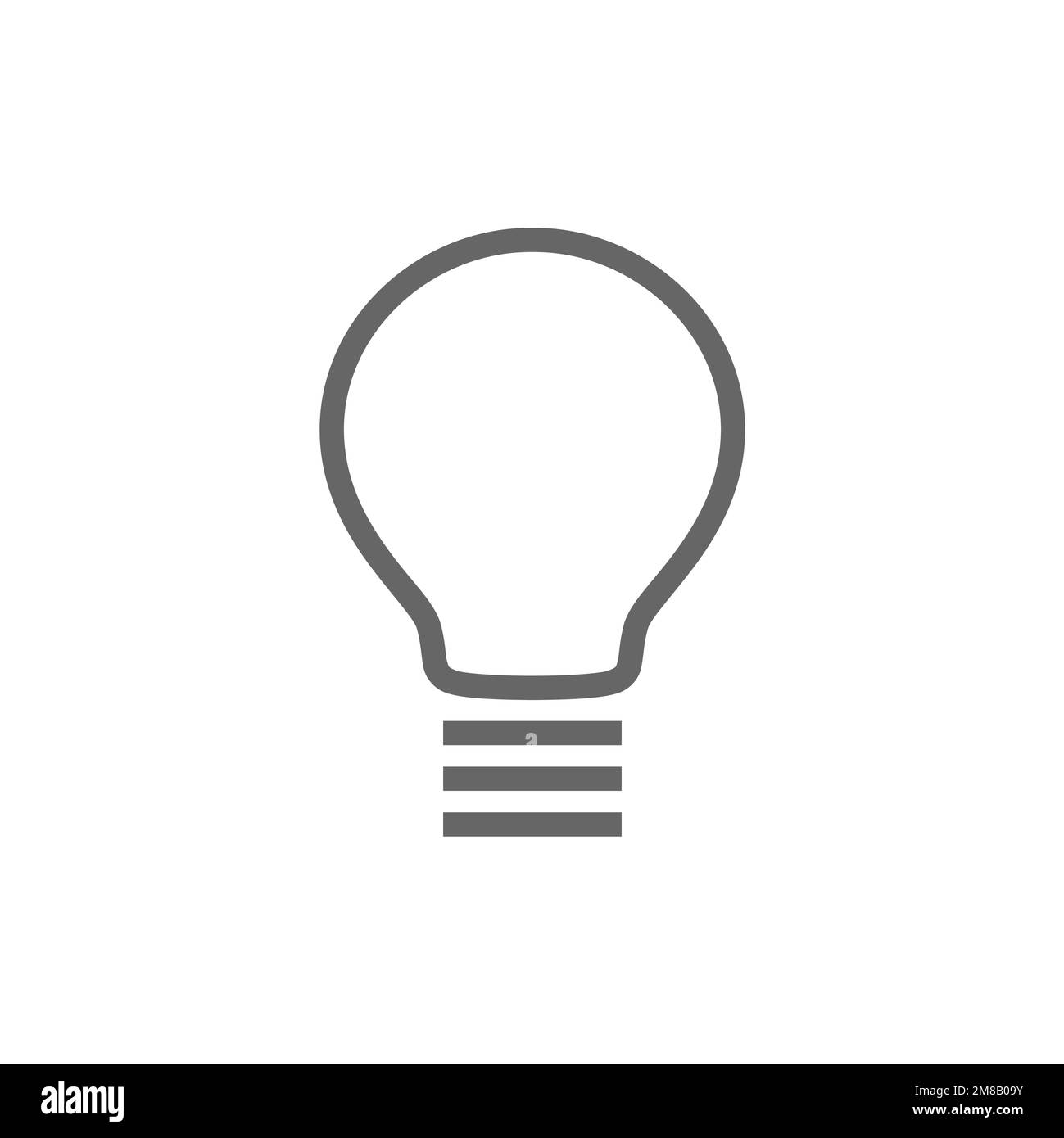 Light bulb icon, graphic resource template, vector illustration Stock ...