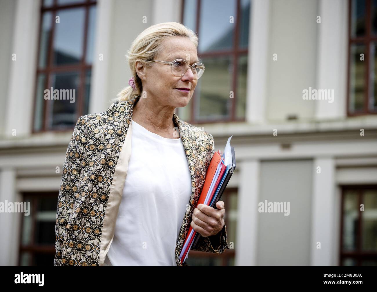 The Hague Sigrid Kaag Minister Of Finance Walks From The