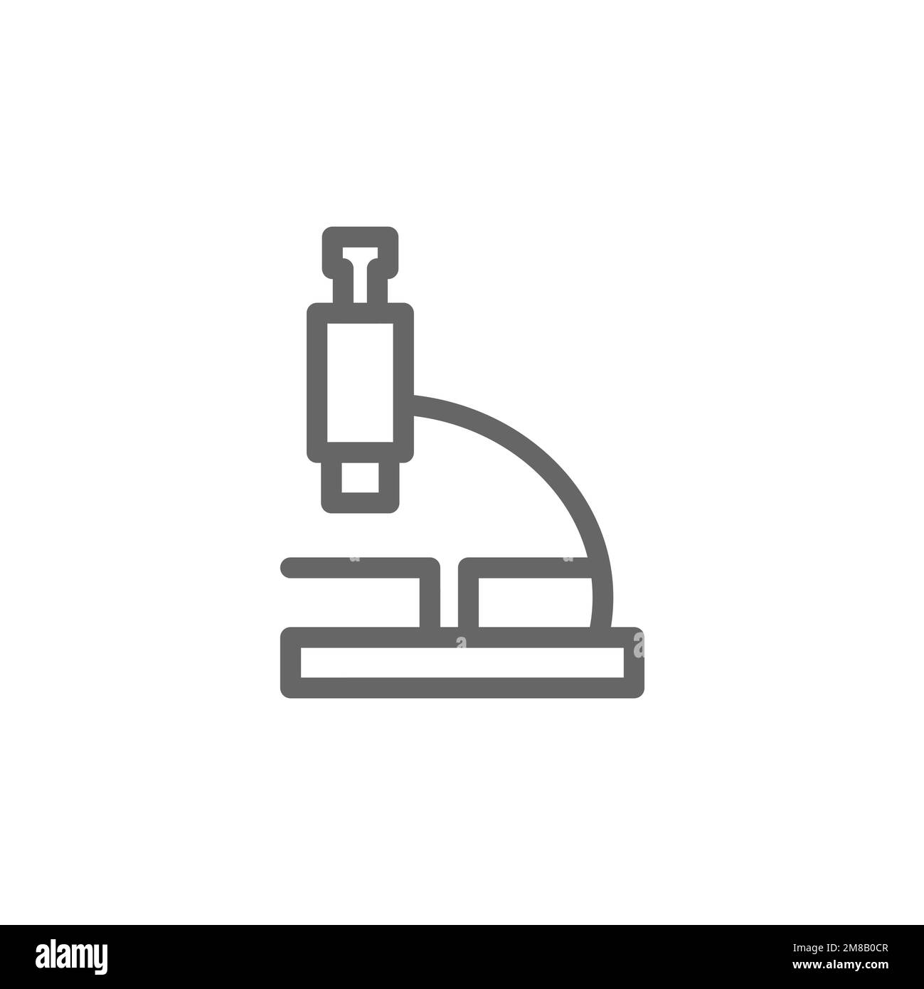 Microscope icon, graphic resource template, vector illustration Stock ...