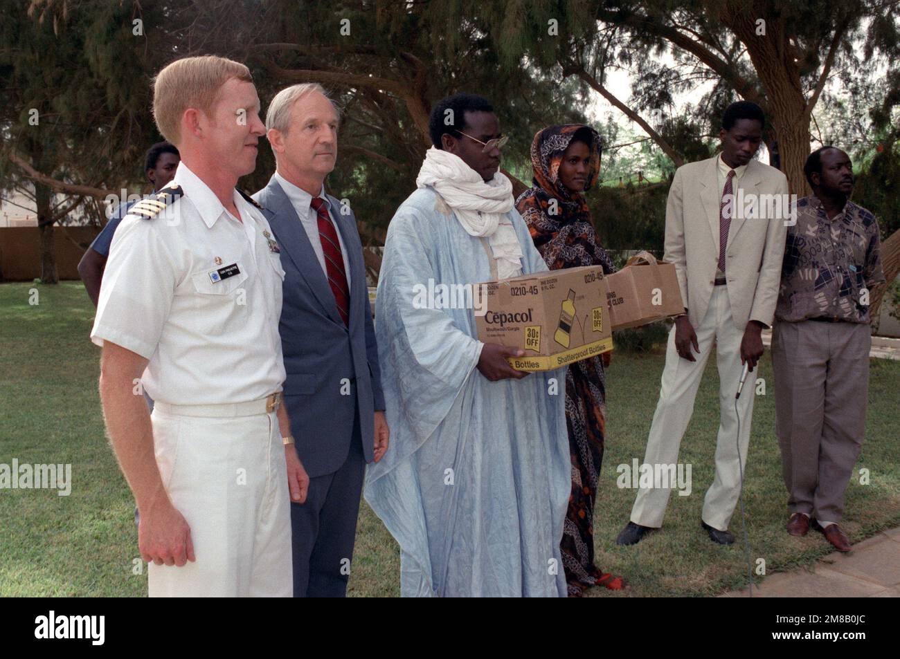 Commander Hank Prevette, Commanding Officer of the tank landing ship ...