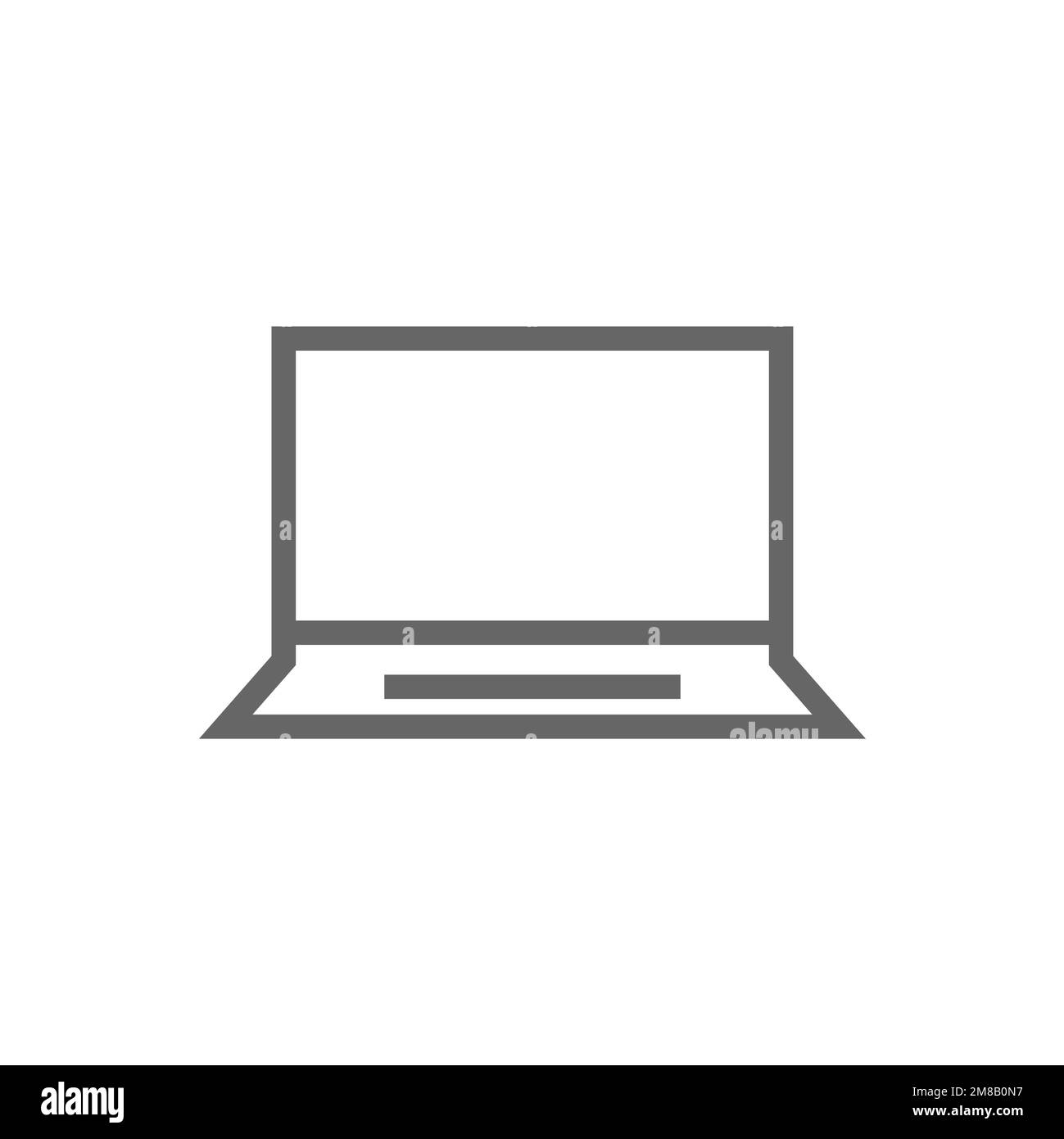 Laptop icon, graphic resource template, vector illustration Stock ...