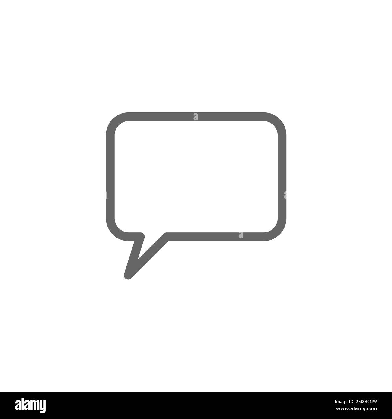 Dialog icon in flat style, vector illustration Stock Vector Image & Art ...