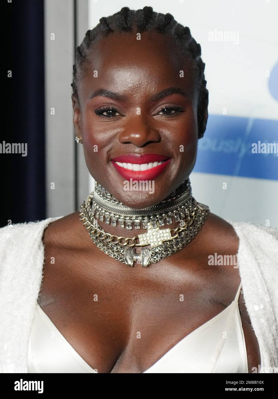 Los Angeles, CA, January 12, 2023. Tunde Oyeneyin arrives at the MISSING Los Angeles Premiere ...