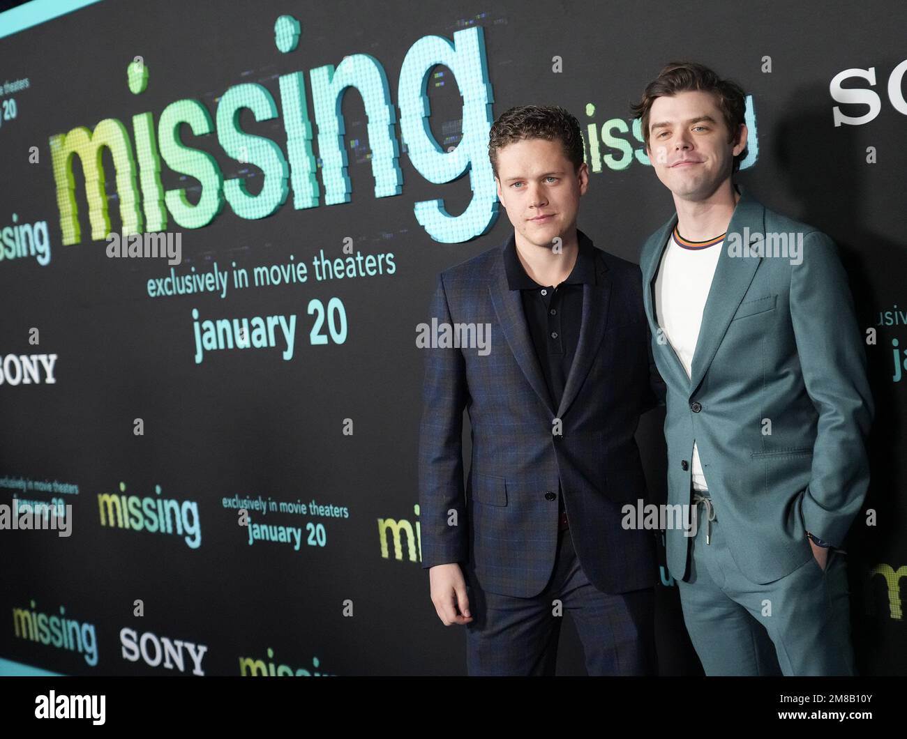 Los Angeles, USA. 12th Jan, 2023. (L-R) Directors Will Merrick and ...