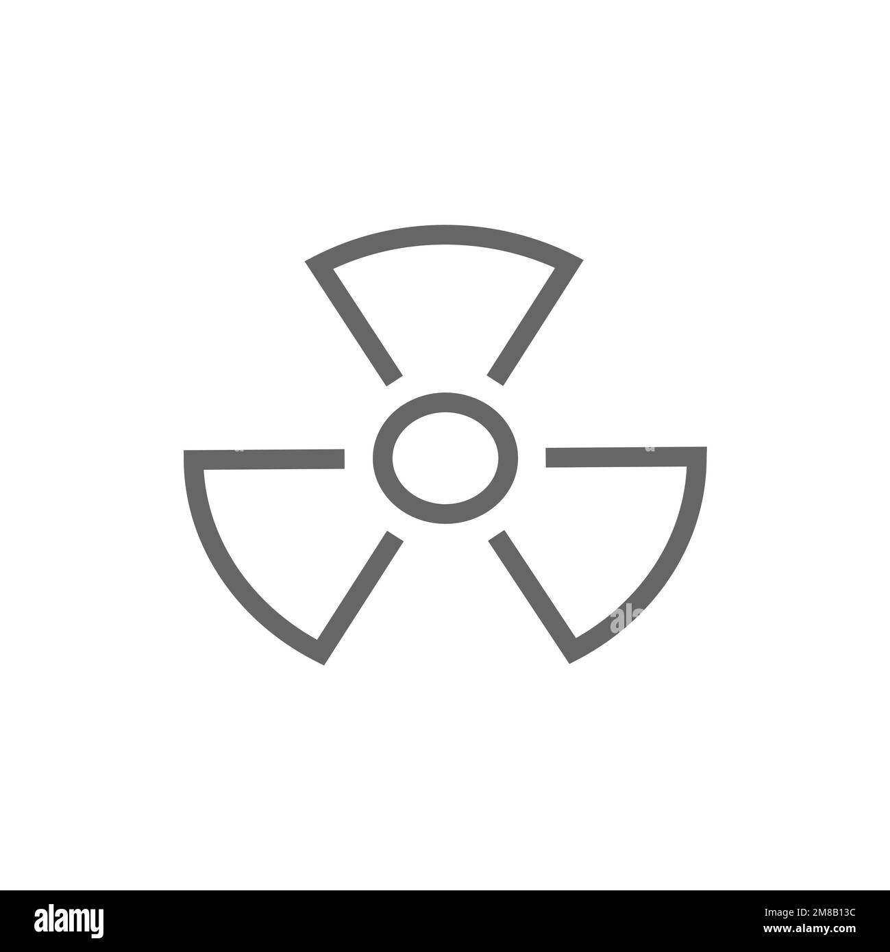 Radiation icon, graphic resource template, vector illustration Stock ...