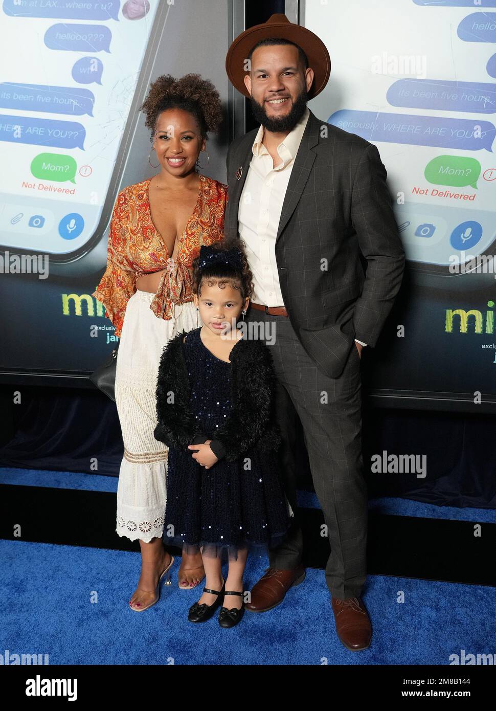 Los Angeles, USA. 12th Jan, 2023. Ava Lee and Parents arrives at the ...