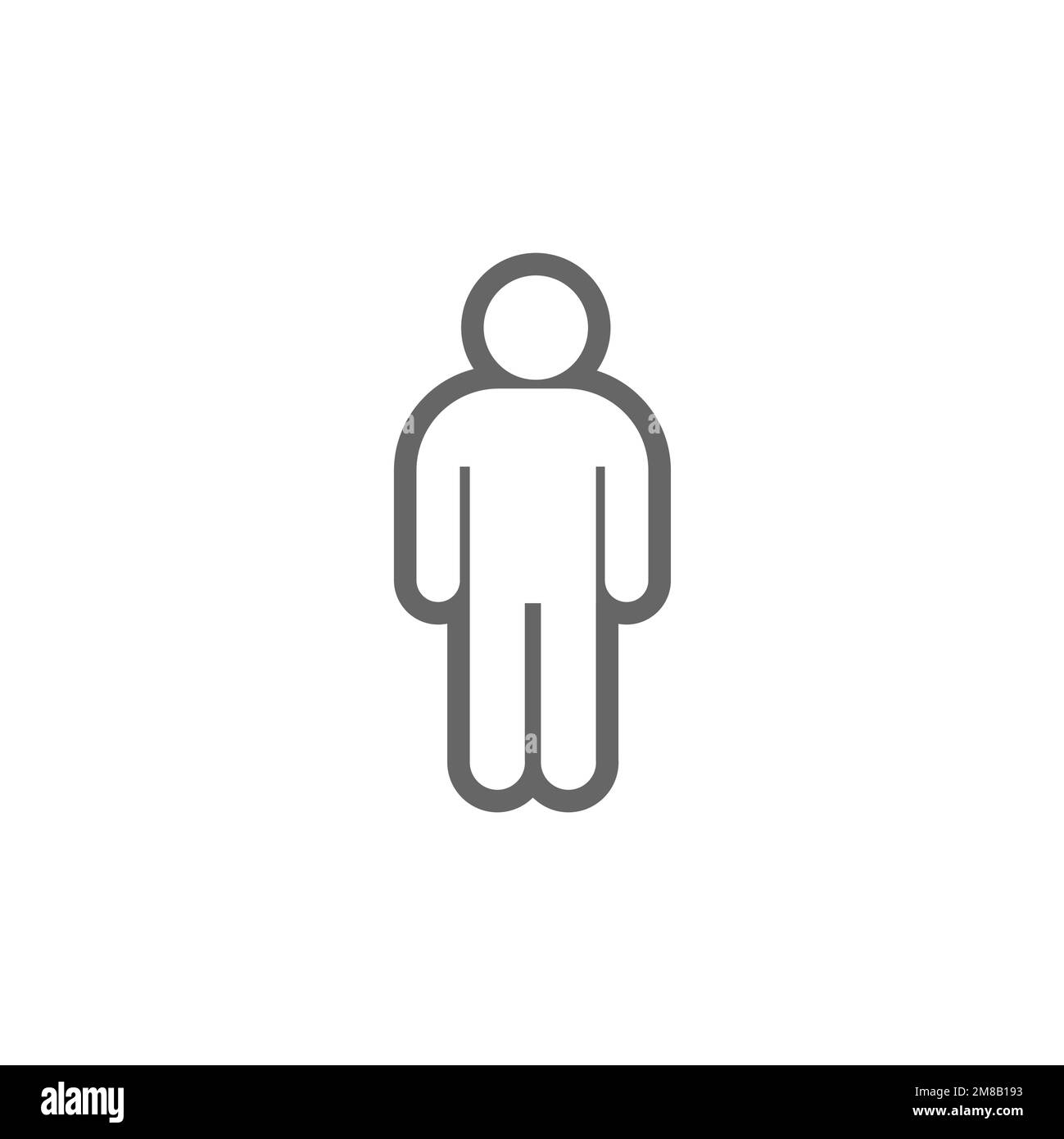 Man icon, graphic resource template, vector illustration Stock Vector ...