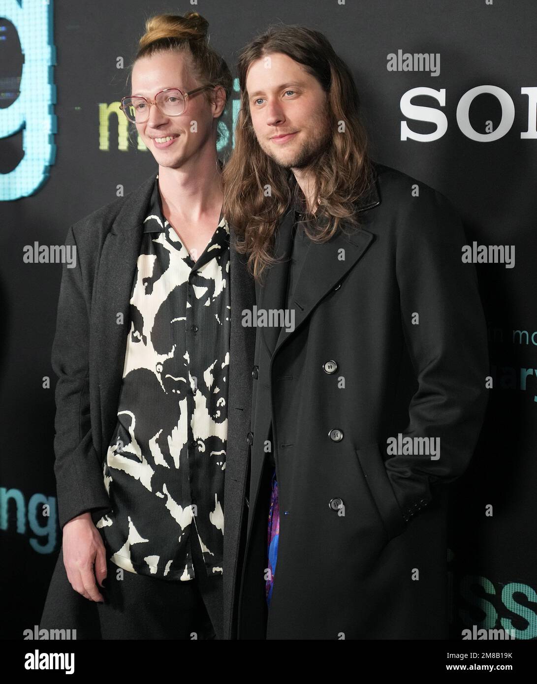 Los Angeles, USA. 12th Jan, 2023. (L-R) Julian Scherle and Ludwig ...