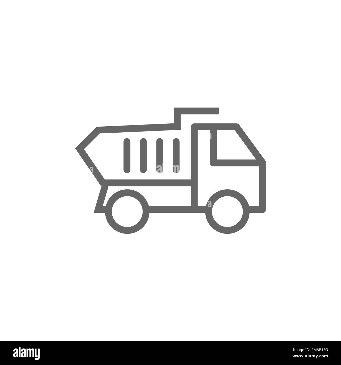 Garbage truck icon, compressed car graphic resource template, vector ...