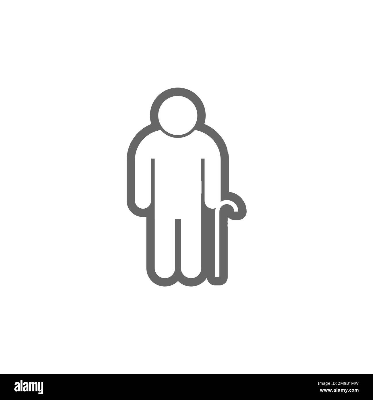 Grandpa icon, graphic resource template, vector illustration Stock ...