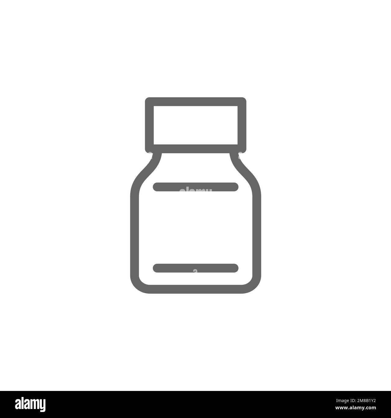 Medicine bottle icon, graphic resource template, vector illustration ...