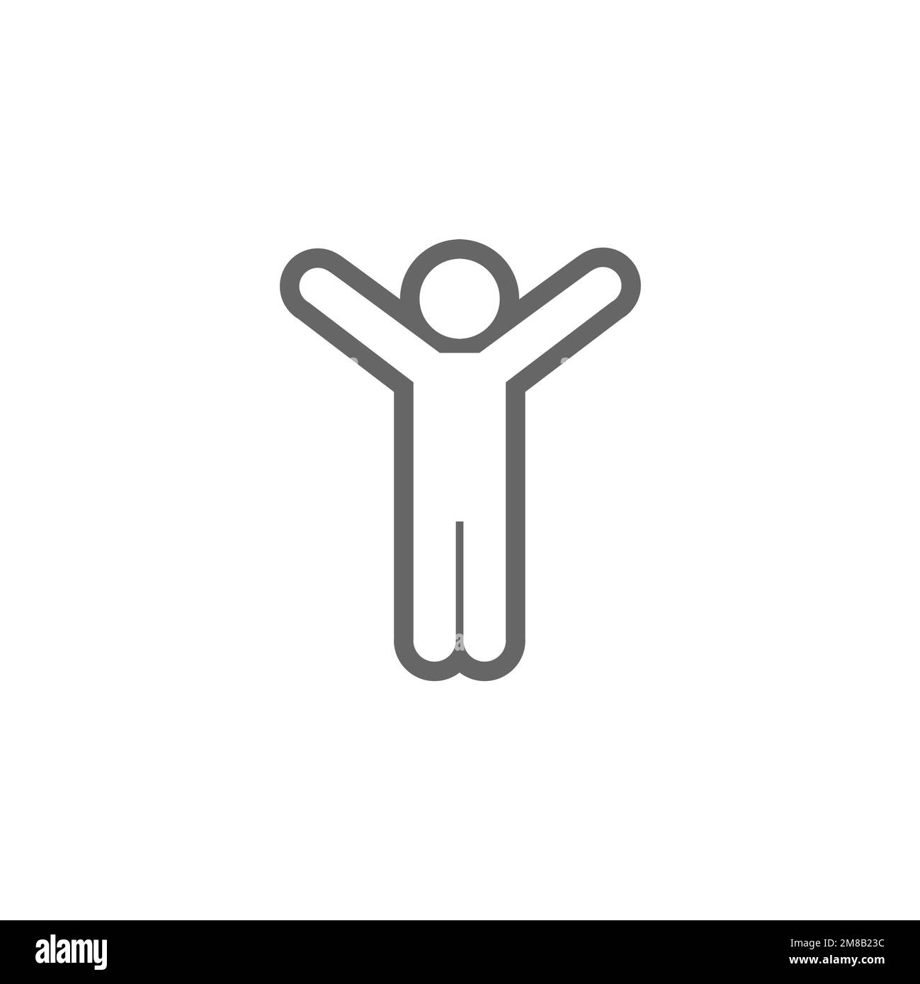 Male success icon, graphic resource template, vector illustration Stock ...