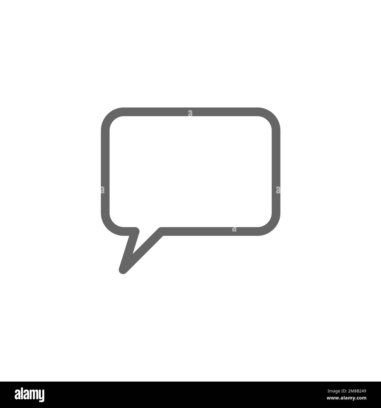 Chat bubble icon, graphic resource template, vector illustration Stock ...
