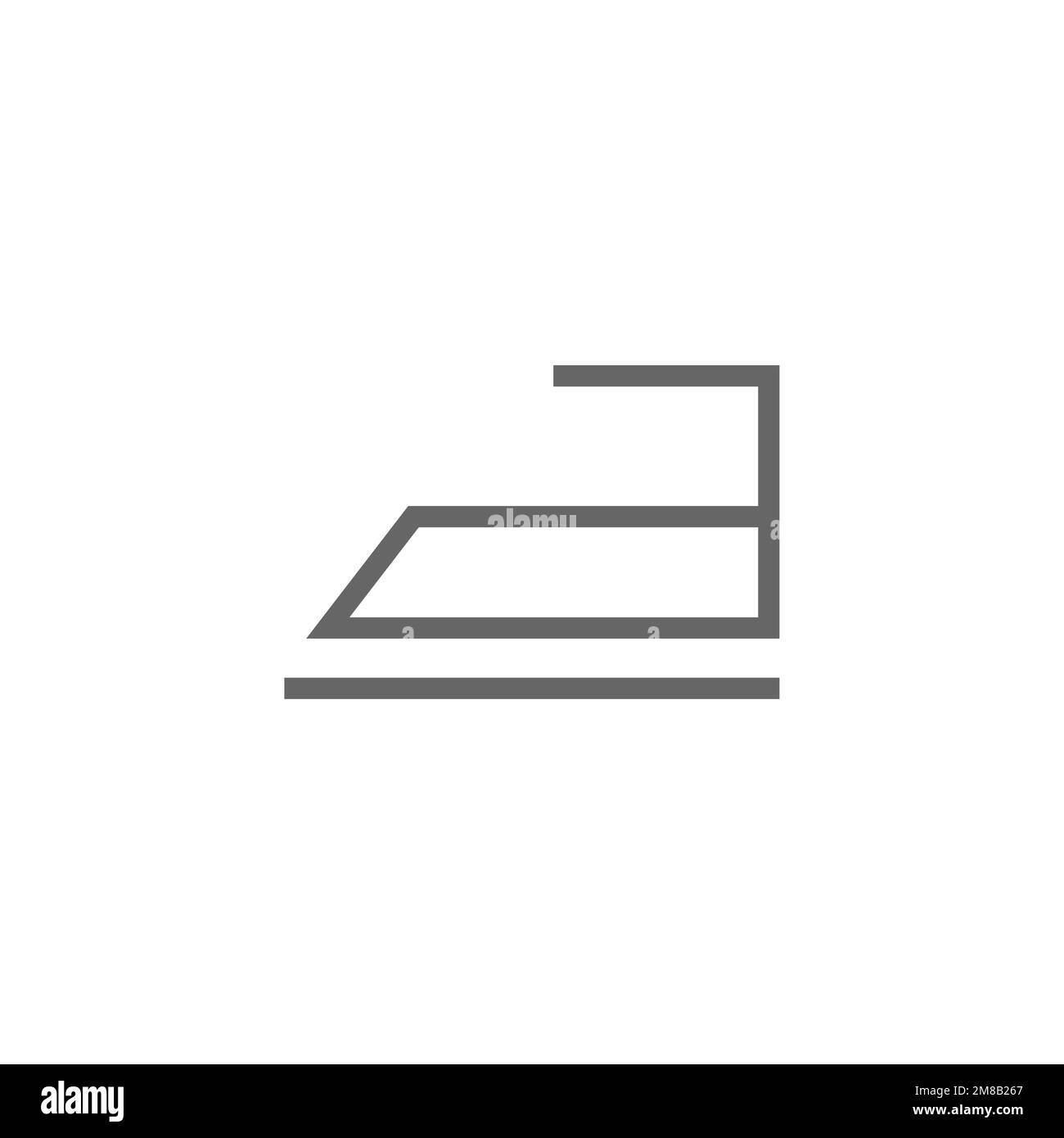 Ironing icon, electric iron graphic resource mockup, vector ...