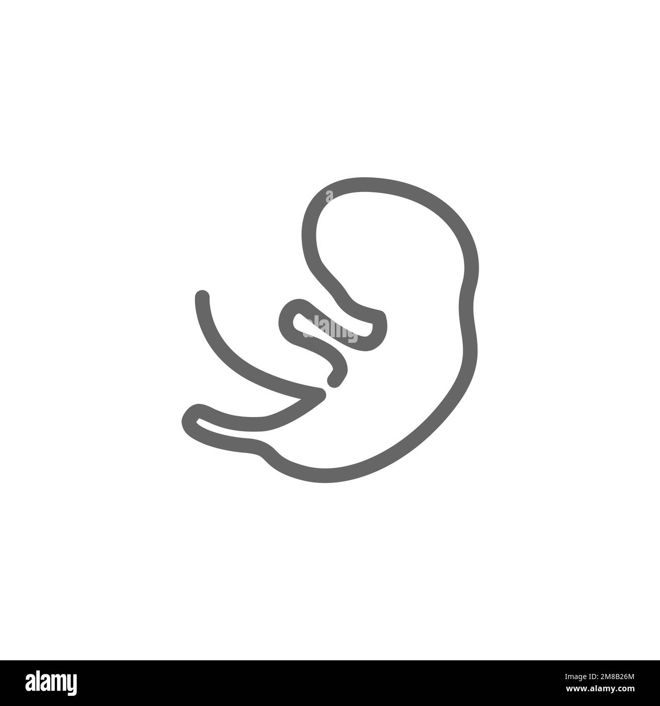 Fetus icon, graphic resource template, vector illustration Stock Vector ...