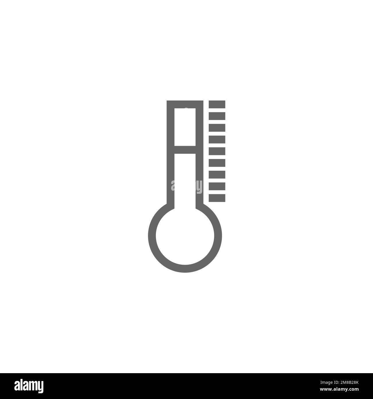 Thermometer icon, measure temperature graphic resource mockup, vector ...