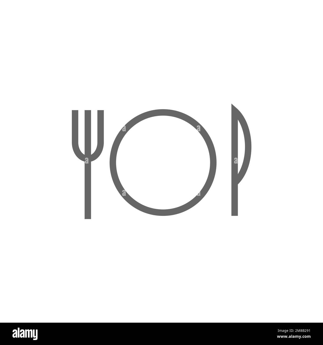 Cutlery icon, dinner graphic resource mockup, vector illustration Stock ...