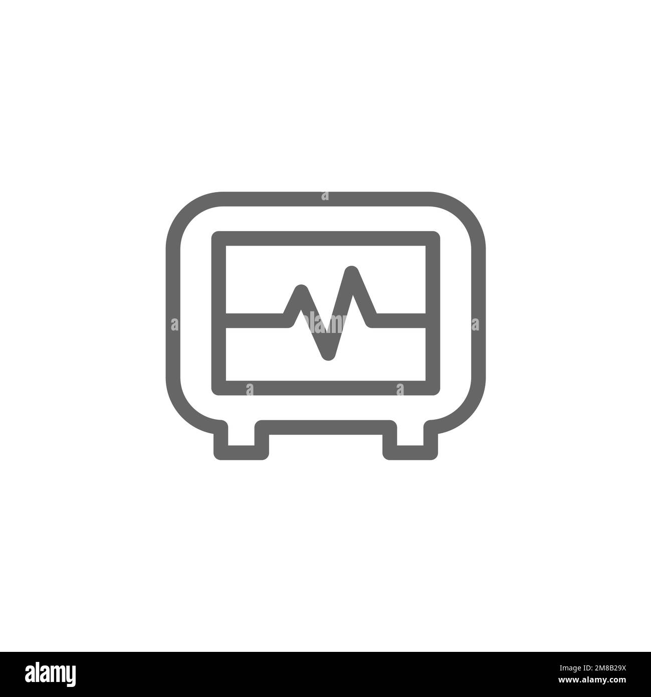 EKG icon, graphic resource template, vector illustration Stock Vector ...