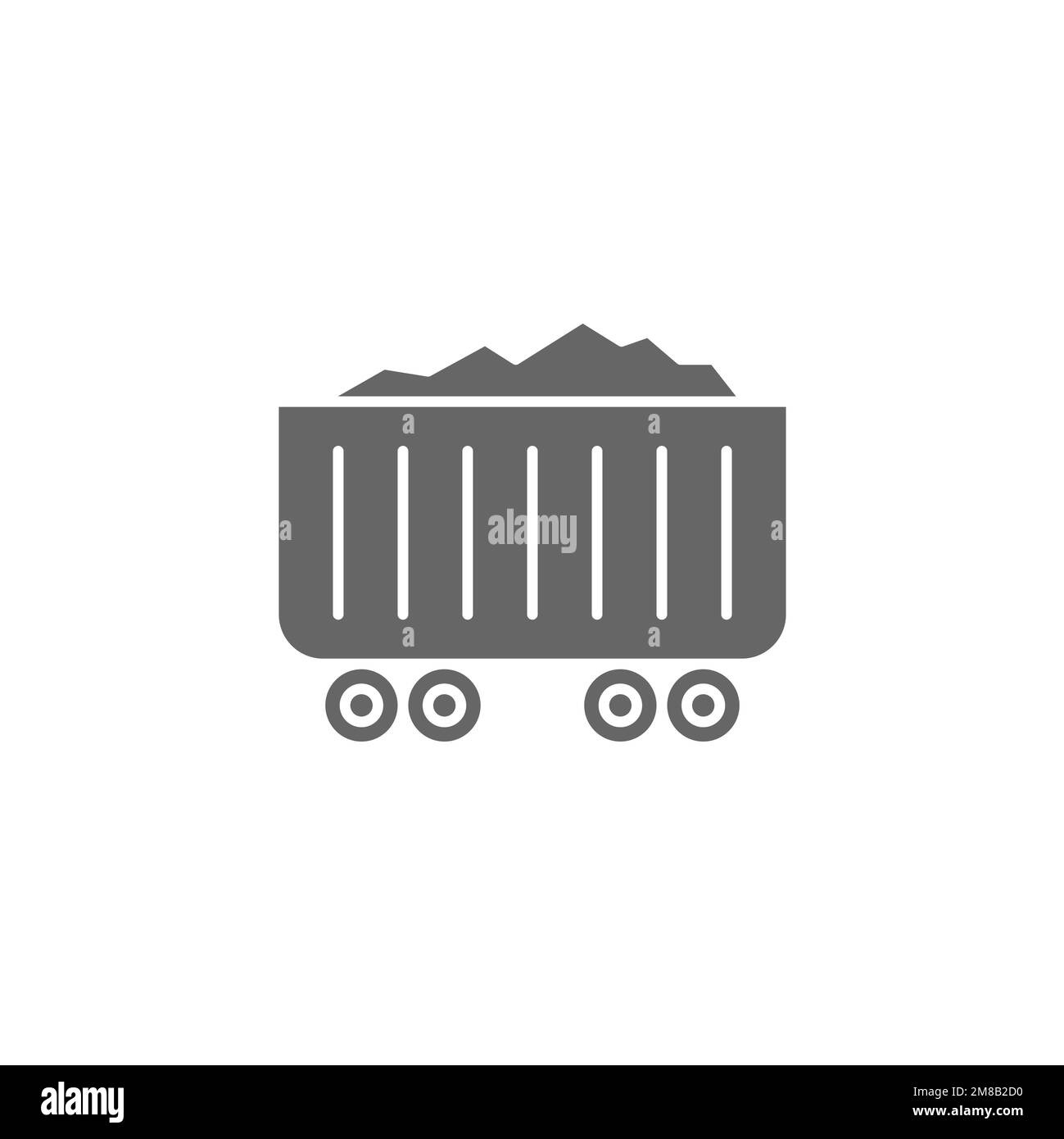 Minecart icon, graphic resource template, vector illustration Stock ...