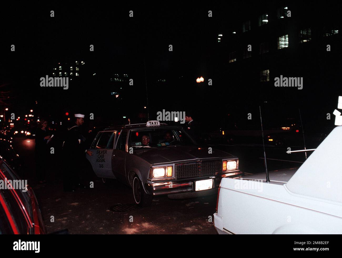 Guests arrive at the Union Station for the Inauguration Day Ball being ...