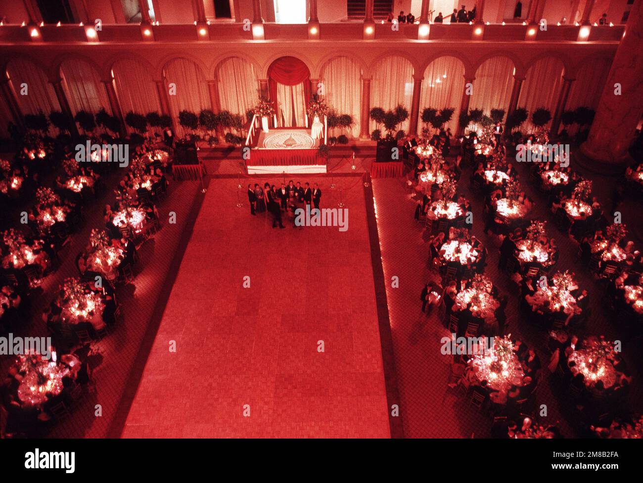 Guests attend an Inauguration Day Ball being held in honor of George H ...