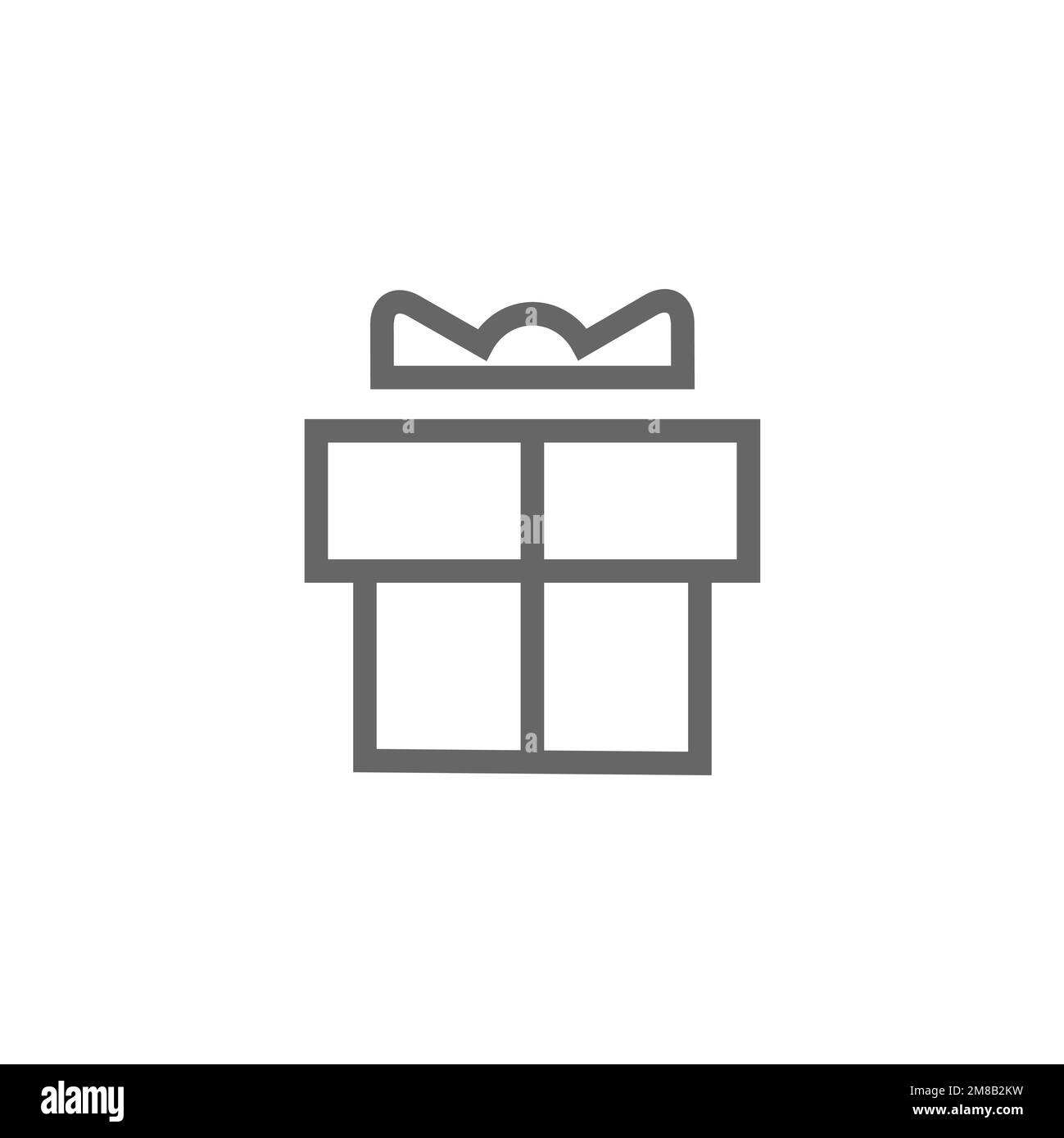 Gift icon, package graphic resource template, vector illustration Stock ...