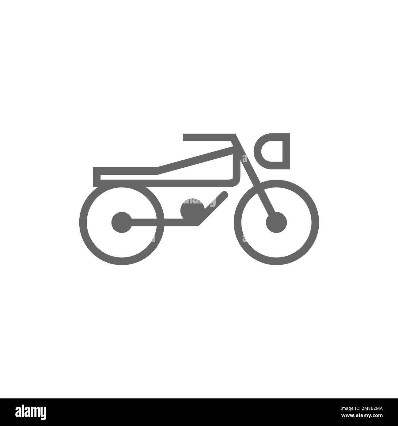 Motorcycle icon, bicycle graphic resource template, vector illustration ...