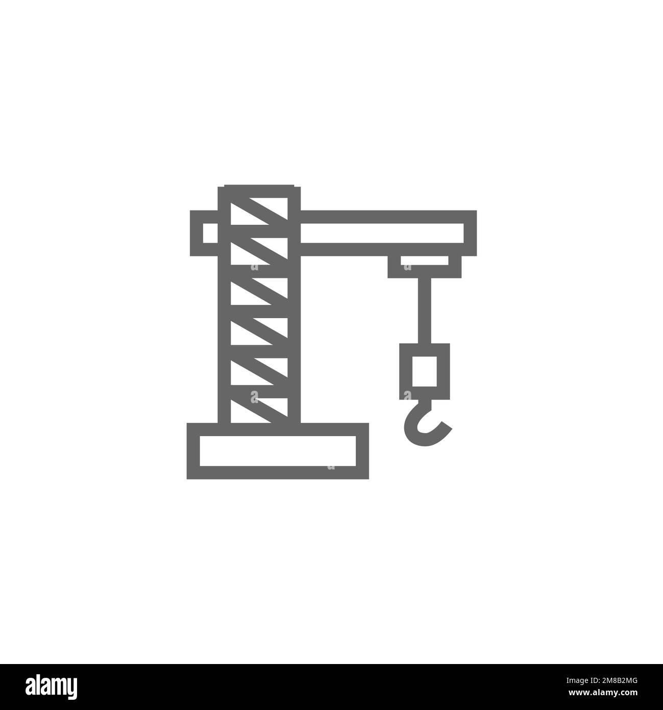 Hanging tower icon, crane graphic resource template, vector ...