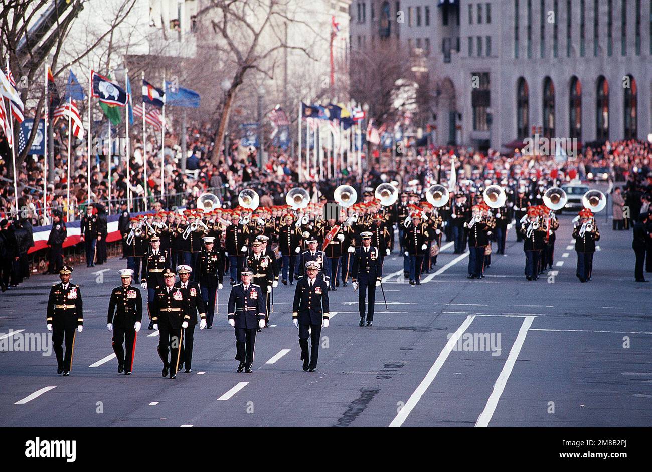 MAJ. GEN. Donald C. Hilbert, U.S. Army, leads the military presidential ...