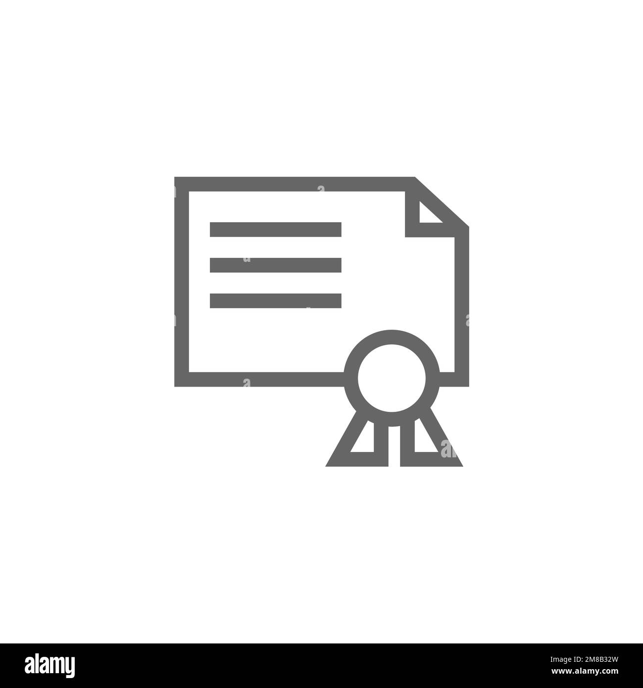 Honor certificate icon, graphic resource template, vector illustration ...